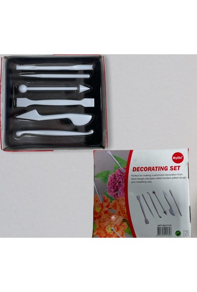 Kitchen Express Marzipan Pasta Dekor Işleme Seti 6'lı Kitchen Express Marzipan Pasta Dekor Işleme Seti 6'lı