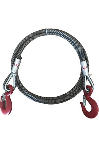 Lidersan Çelik 8 mm Kalınlıkta 8 m 5 Tona Kadar Çekebilen Çelik Çekme Çeki Halatı Lidersan Çelik 8 mm Kalınlıkta 8 m 5 Tona Kadar Çekebilen Çelik Çekme Çeki Halatı