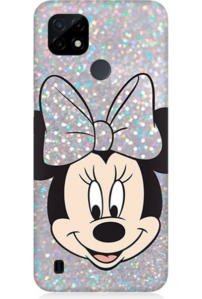 Teknomeg Oppo Realme C21 Minnie Mouse Desenli Silikon Kılıf Teknomeg Oppo Realme C21 Minnie Mouse Desenli Silikon Kılıf