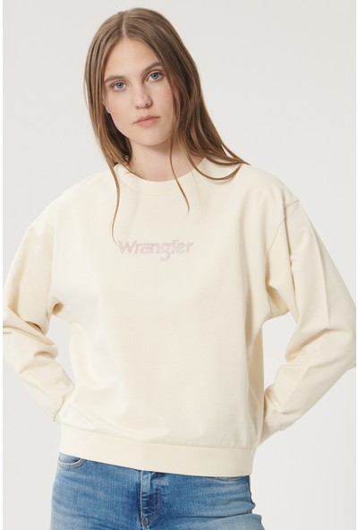 Wrangler Regular Fit Koton Sıfır Yaka Sweatshirt