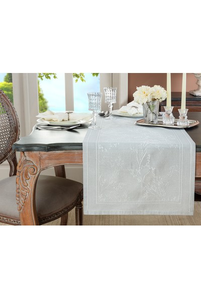 Madame Coco Lurie Runner - Gri - 45X160 cm