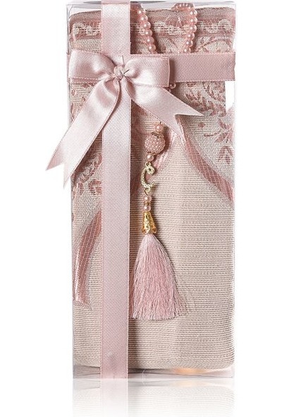 Pamuk Seccade & Inci Tespih Pudra 28 x 12 cm Pamuk Seccade & Inci Tespih Pudra 28 x 12 cm