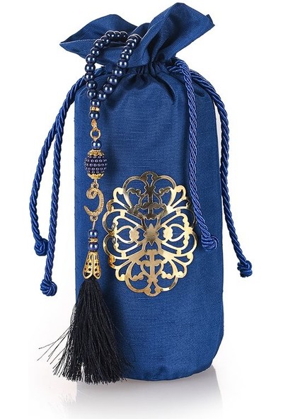 Osmanlı Ipeği Şantuk Kese Seccade Inci Tespih Saks 20 x 10 cm Osmanlı Ipeği Şantuk Kese Seccade Inci Tespih Saks 20 x 10 cm