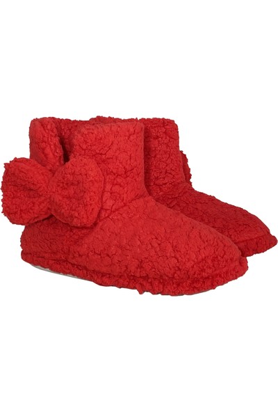 Redplay EB322 Fiyonklu Velsoft Kadın Panduf Ev Botu Ev Ayakkabısı