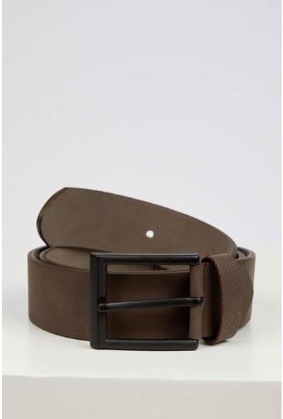 DeFacto Erkek Dikdörtgen Toka Suni Deri Jean Kemeri V2142AZNS DeFacto Erkek Dikdörtgen Toka Suni Deri Jean Kemeri V2142AZNS