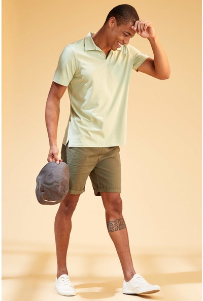 DeFacto Slim Fit Basic Şort W0509Az21Sm