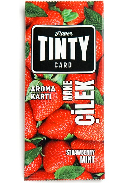 Çilek Nane Aroma Kartı Gıda Aroması 5'li