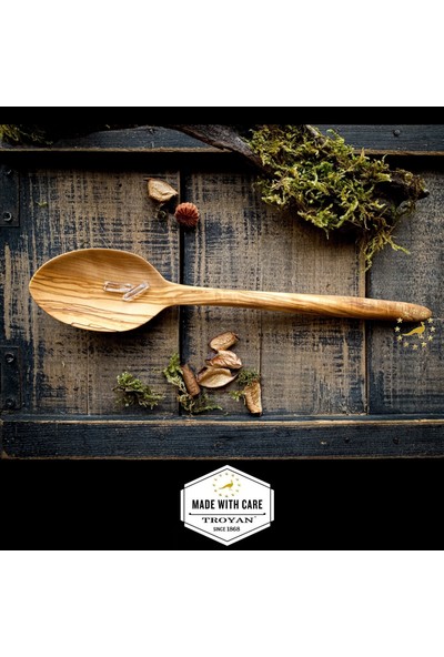 Troyan 1868 Zeytin Ağacı 22 cm. Çorba Kaşığı
