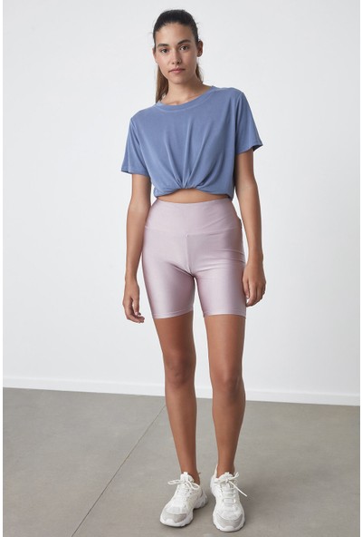 Penti Lila Shiny Bisiklet Şortu