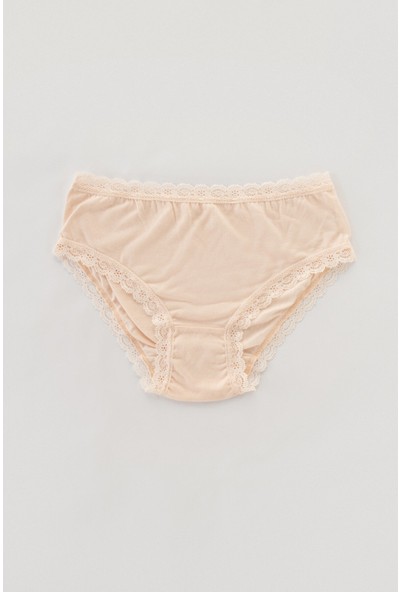 Penti Krema Pembesi Teen Modal Home Slip Külot Penti Krema Pembesi Teen Modal Home Slip Külot