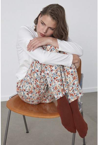 Penti Turuncu Basic Chic Soket Çorap Penti Turuncu Basic Chic Soket Çorap