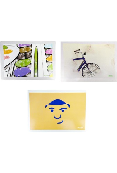 Mopak A4 Karton Kapak Dikişli Resim Defteri 20 Yaprak 3'lü Mopak A4 Karton Kapak Dikişli Resim Defteri 20 Yaprak 3'lü