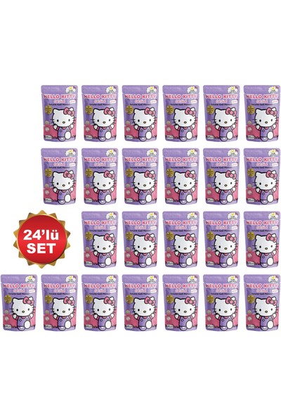 Hello Kıtty Tavuklu Yetişkin Kedi Maması 85GR Gaın Free (24 Adet) Hello Kıtty Tavuklu Yetişkin Kedi Maması 85GR Gaın Free (24 Adet)