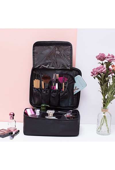 Lifeenjoy Kadın Naylon Makyaj Çantası Seyahat Kozmetik Çantası (Yurt Dışından)