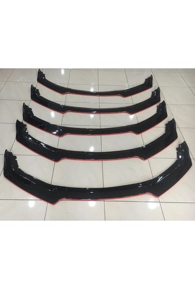 OLED Garaj Honda Civic Fc5 Kırmızı Şeritli Ön Lip Karlık