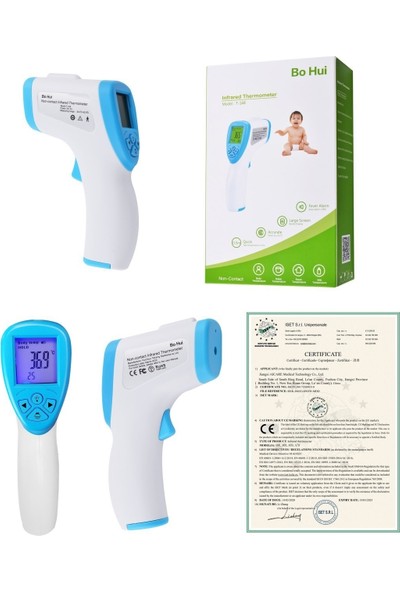 Acenter Bo Hui Infrared Dijital Temassız Ateş Ölçer Termometre