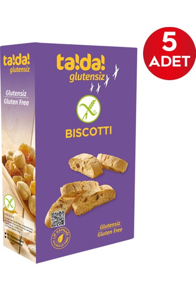 Tada Ta!da! Glutensiz Biscotti 110 gr - 5 Adet