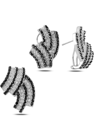 Gümüşhane Silver Zirkon Taşlı Set