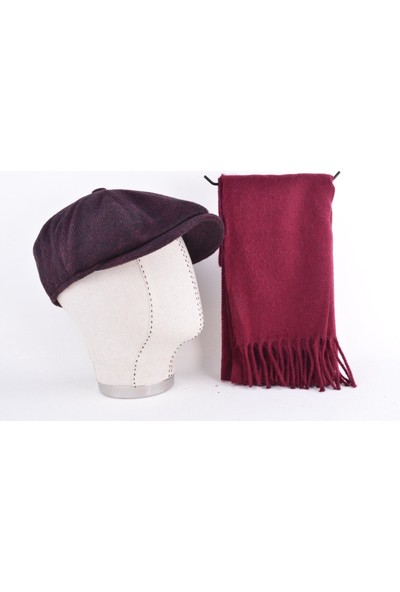 Armalı Şapka Ingiliz Kasket Atkı Takımı Peaky Blinders