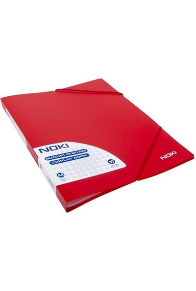 Noki Sunum Dosyası 80 Yaprak Kırmızı