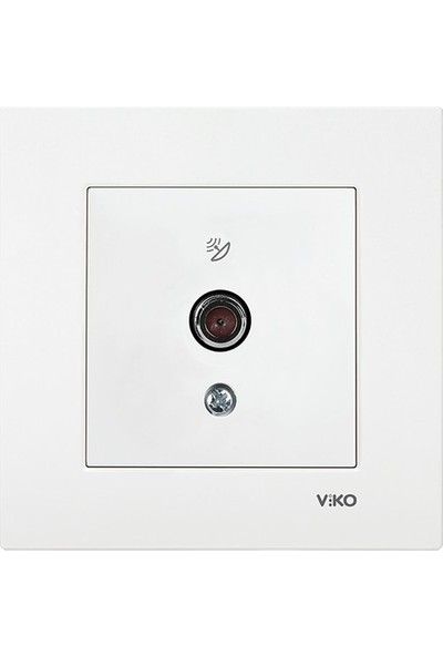 Viko Karre Beyaz Uydu F Konnektörlü Viko Karre Beyaz Uydu F Konnektörlü