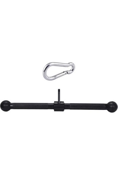 Lat Pulldown Bar Triceps Aparatı 30 cm Siyah Lat Pulldown Bar Triceps Aparatı 30 cm Siyah