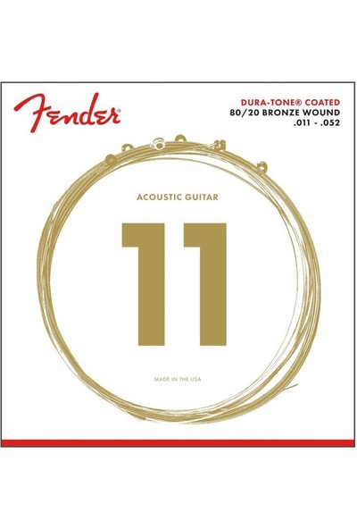 Fender Akustik Gitar Teli Fender Akustik Gitar Teli