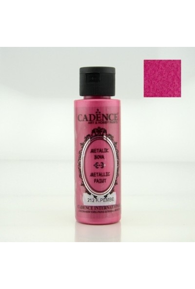 Cadence 212 Koyu Pembe 70ML Metalik Boya