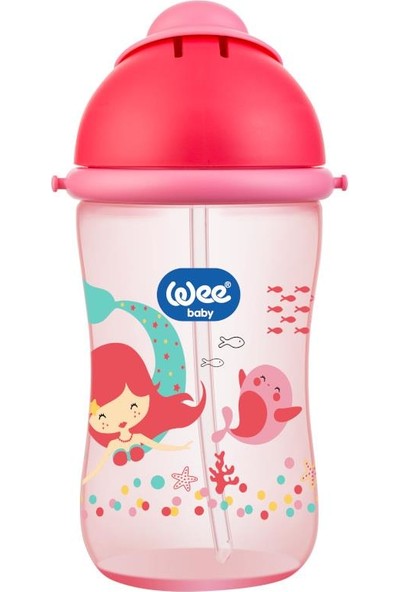 Wee Baby Pipetli Bardak Wee Baby 171 Pembe 380ML Wee Baby Pipetli Bardak Wee Baby 171 Pembe 380ML
