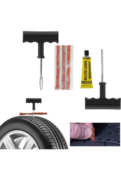 Liva Promosyon Araba Motorsiklet Otomobil Bisiklet Lastik Tamir Kiti Seti