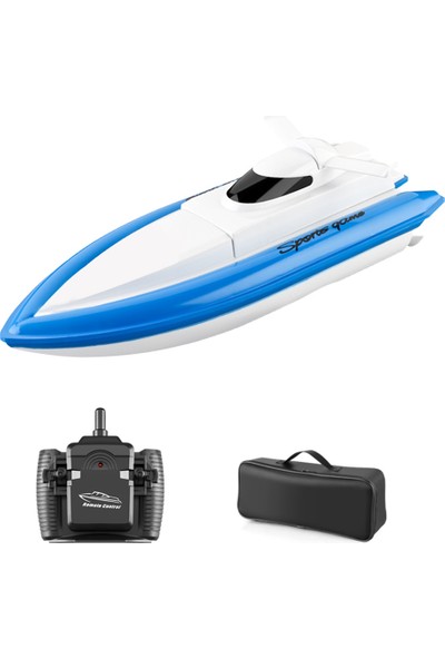 Fairy 800 Uzaktan Kumandalı Tekneler 2.4g 20 km/h Rc Mavi-1 Pil (Yurt Dışından)