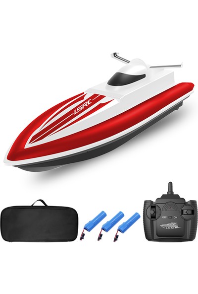 Fairy Lsrc Rc Tekne Uzaktan Kumanda Tekne Yarışı Tekne 2.4 Kırmızı 3 Pil (Yurt Dışından)
