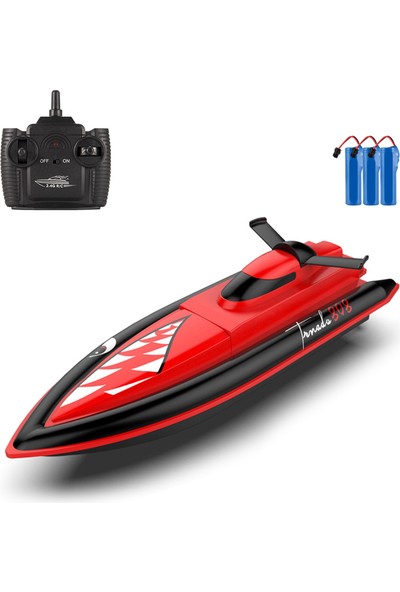 Fairy Rc Tekne Uzaktan Kumandalı Tekne Yüksek Hızlı Rc Tekne Kırmızı 3 Pil (Yurt Dışından)