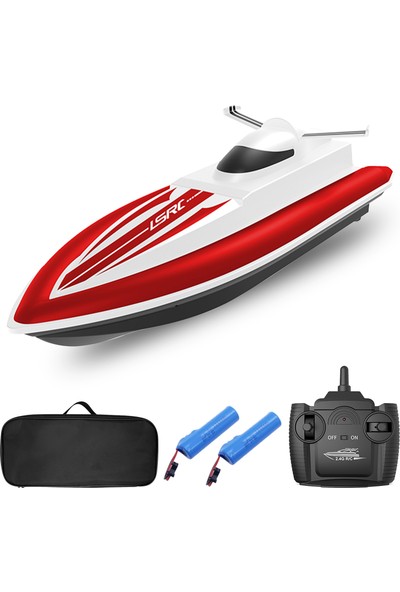 Fairy Lsrc Rc Tekne Uzaktan Kumanda Tekne Yarışı Tekne 2.4 Kırmızı 2 Pil (Yurt Dışından)
