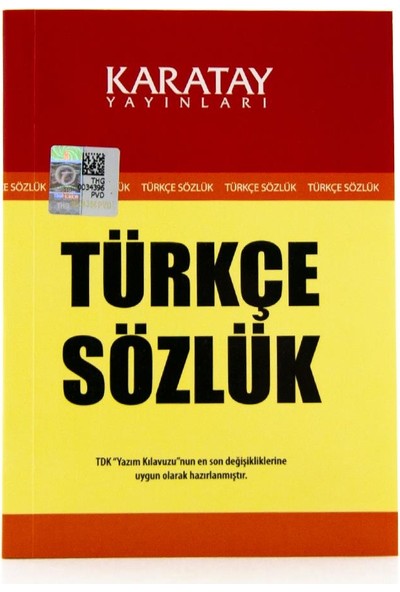 Easyso Türkçe Sözlük Tdk Yayınları 1. Hamur Karton Kapak 10X14CM, Renkli Easyso Türkçe Sözlük Tdk Yayınları 1. Hamur Karton Kapak 10X14CM, Renkli