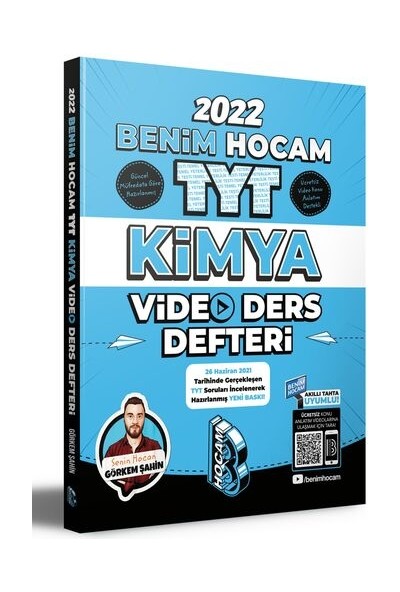Benim Hocam TYT 2022 Kimya Video Ders Defteri - Görkem Şahin