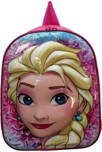 Güngörür Frozen Elsa 5d Kabartmalı Kreş Anaokulu ve Günlük Kullanım Sırt Çantası