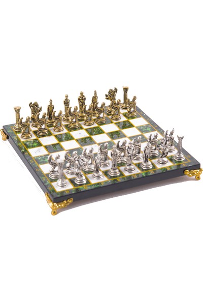 Elifeshop Espgs1 Lüks Metal Döküm Satranç Takımı Pegasus Atları & Özel Ayaklı Zümrüt Yeşil Mermer Desenli Tahta Elifeshop Espgs1 Lüks Metal Döküm Satranç Takımı Pegasus Atları & Özel Ayaklı Zümrüt Yeşil Mermer Desenli Tahta