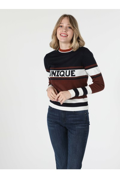 Colin's Çok Renkli Kadın Kazak