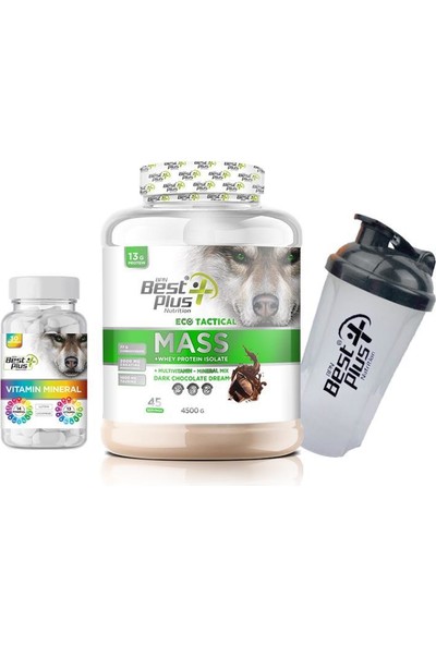 Bpn Eco Tactical Kombinosyon Paketi(Mass Gainer Çikolata+Vitamin)