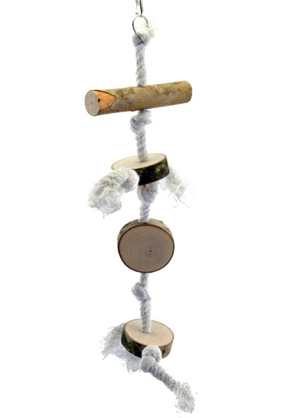 Uniq Bird Toys Odun Papağan Stres Kuş Oyuncağı