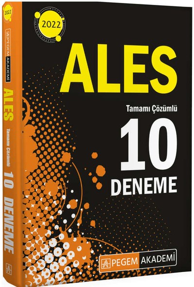 Pegem Akademi Yayıncılık 2022 ALES Tamamı Çözümlü 10 Deneme Pegem Akademi Yayıncılık 2022 ALES Tamamı Çözümlü 10 Deneme