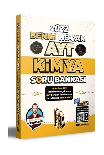 Benim Hocam AYT 2022 Kimya Soru Bankası - Görkem Şahin