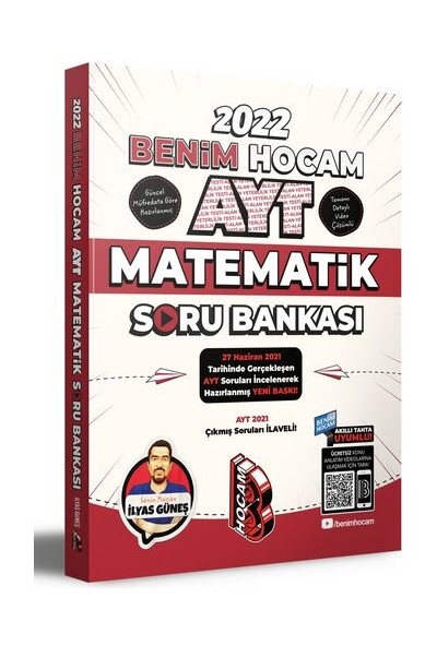 Benim Hocam AYT 2022 Matematik Soru Bankası - İlyas Güneş Benim Hocam AYT 2022 Matematik Soru Bankası - İlyas Güneş