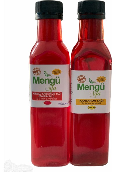 Mengü Şifa Sarı Kantaron 250ML Kırmızı Kantaron 250ML 2li Set