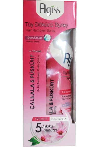 Agiss Pembe Tüy Dökücü Sprey 175 ml