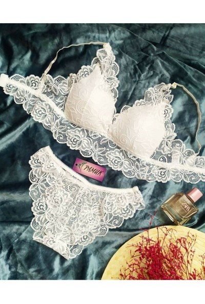 Asel Dantel Detaylı Bralet Takım