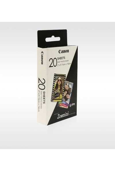 Canon Zink Paper Fotoğraf Kağıdı 20'li Canon Zink Paper Fotoğraf Kağıdı 20'li