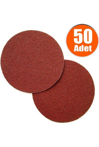 Badem10 50 Adet Cırt Zımpara 150 mm Spiral Taşlama 120 Kum