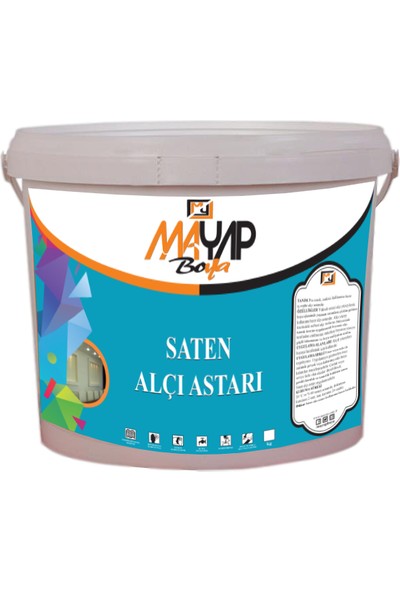 Mayap Boya Saten Alçı Astarı 2.5kg Mayap Boya Saten Alçı Astarı 2.5kg